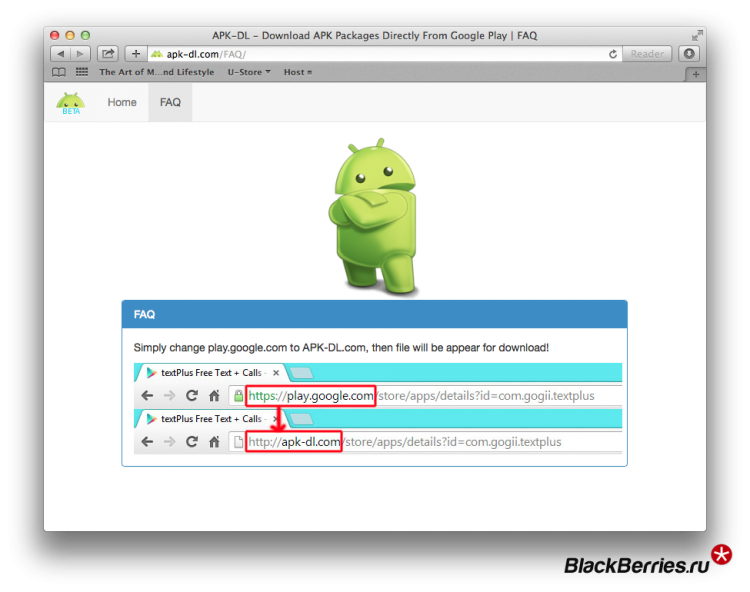APK-DL еще один способ скачать APK файлы из Google Play | BlackBerry в ...