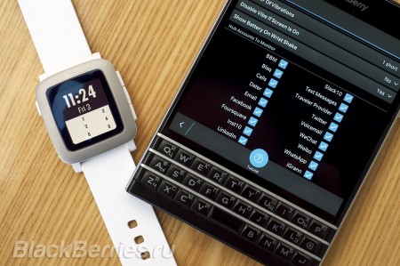 Тестируем Pebble Time со смартфонами на базе BlackBerry 10 | BlackBerry ...
