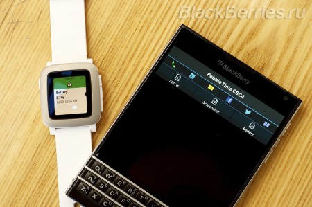 Тестируем Pebble Time со смартфонами на базе BlackBerry 10 | BlackBerry ...