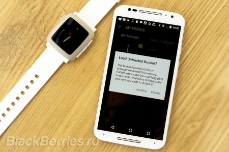 Тестируем Pebble Time со смартфонами на базе BlackBerry 10 | BlackBerry ...