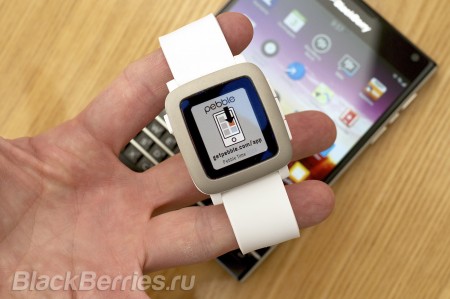 Тестируем Pebble Time со смартфонами на базе BlackBerry 10 | BlackBerry ...