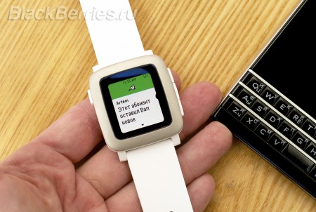 Тестируем Pebble Time со смартфонами на базе BlackBerry 10 | BlackBerry ...