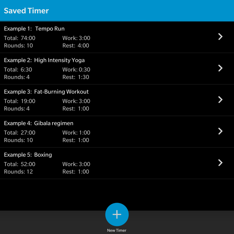 Exercise Timer новое приложение от Bytebau для BlackBerry | BlackBerry в России